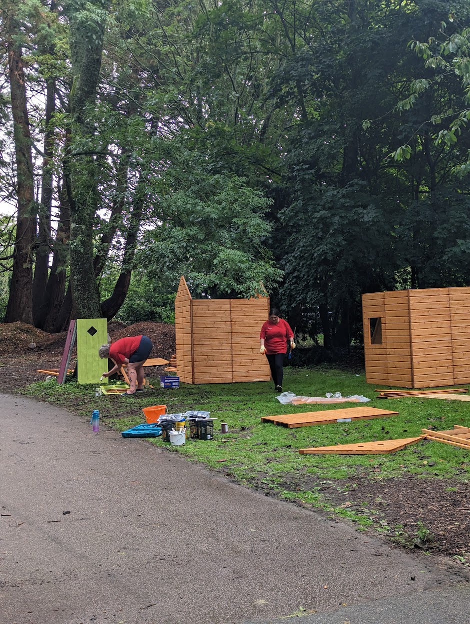 Swiss Re help us with a Pixie Woodland Trail and some rather large ...